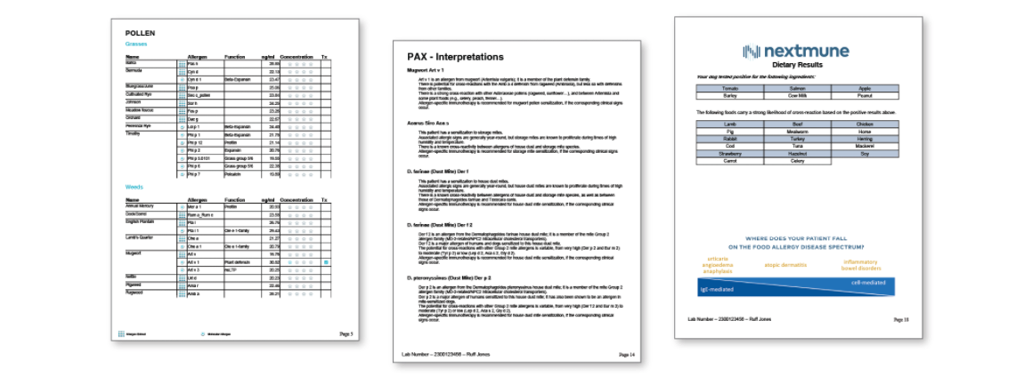 Sample handling procedure